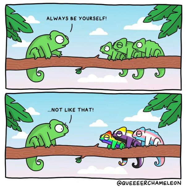 30 Wholesome Comics On The Queer Experience, Illustrated By Amee Wilson ...