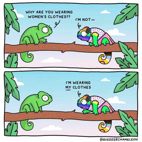 30 Wholesome Comics On The Queer Experience, Illustrated By Amee Wilson ...