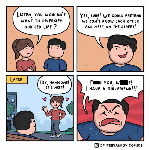 20 Amusing Comics By Dmitri Piankov That Deliver Wit And Unexpected Outcomes | DeMilked