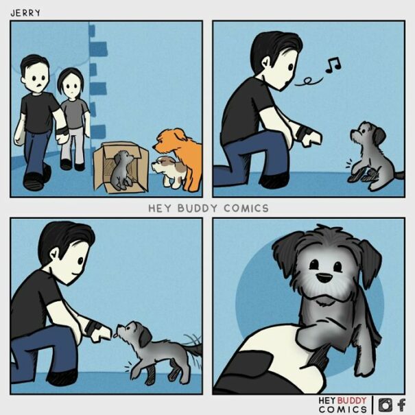 20 Wholesome Comics That Touch On The Bond Between People And Dogs | DeMilked