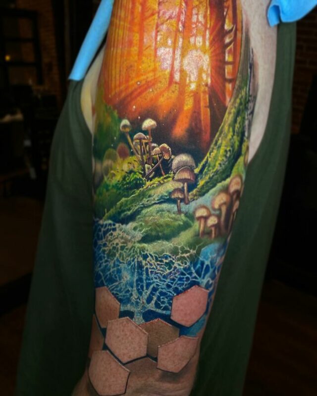 25 Times This Artist Created Breathtaking 3D Tattoos Bringing Imaginary ...