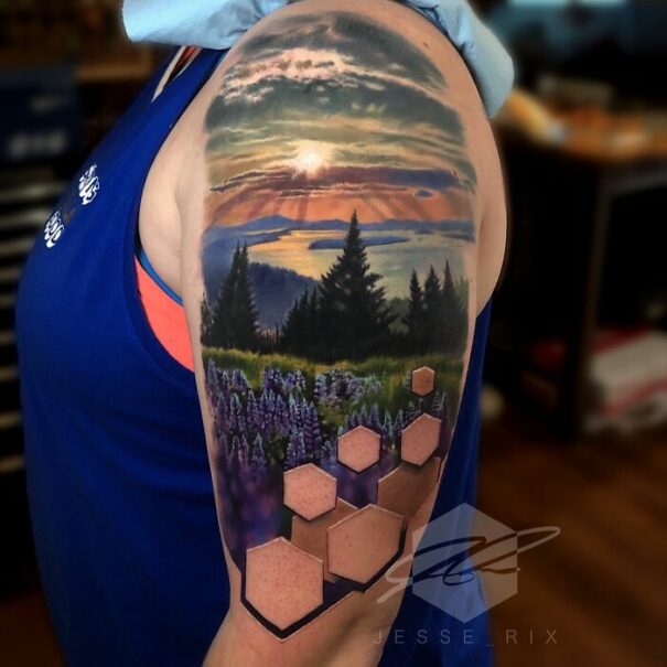 25 Times This Artist Created Breathtaking 3D Tattoos Bringing Imaginary ...