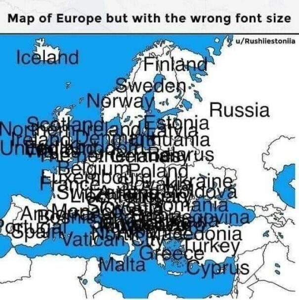 25 “Terrible Maps” That Are Surprisingly Amusing | DeMilked
