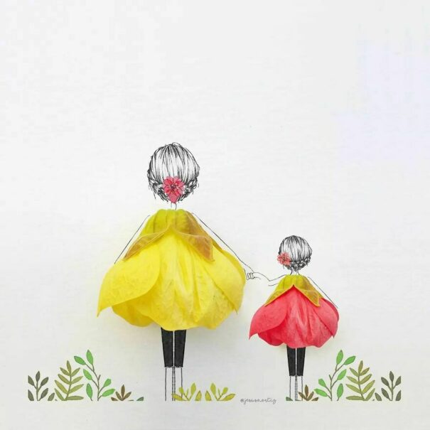 20 Cute Illustrations Created By Combining Real-Life Objects With ...