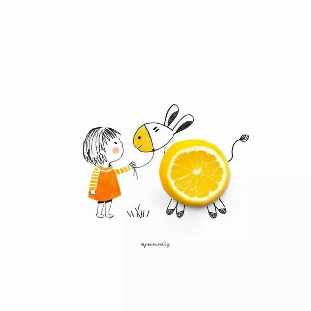 20 Cute Illustrations Created By Combining Real-Life Objects With ...