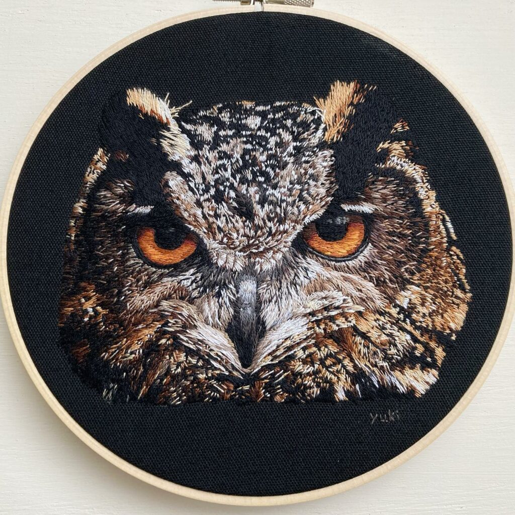 10 Incredibly-Detailed Embroidered Animals Created By Yuki Nanatsuki ...
