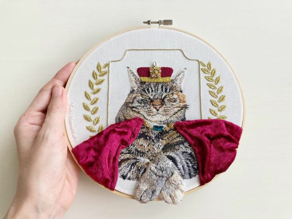 10 Incredibly-Detailed Embroidered Animals Created By Yuki Nanatsuki ...