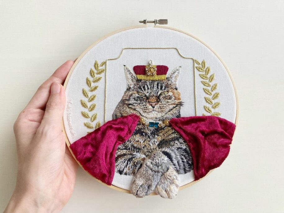 10 Incredibly-Detailed Embroidered Animals Created By Yuki Nanatsuki ...