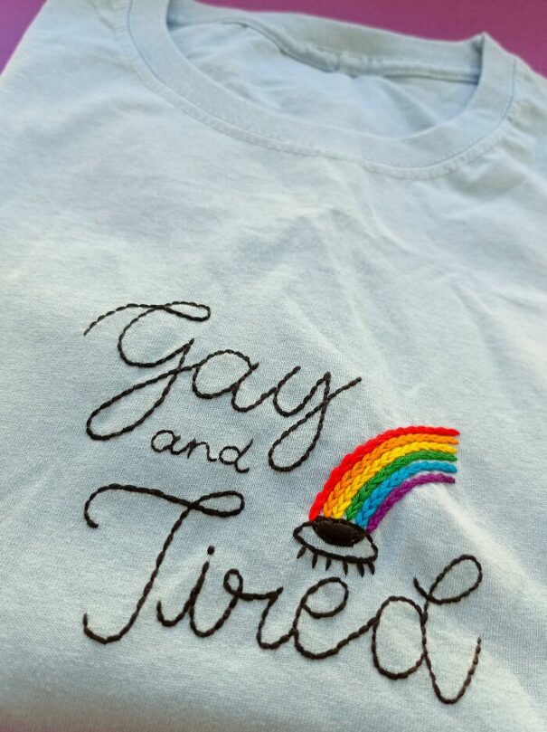 15 Hand-Embroidered Clothes Inspired By Puns, Memes, Pop Culture And ...