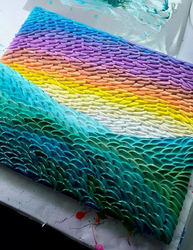 20 Times This Artist Created Enigmatic Paintings Using Texture | DeMilked