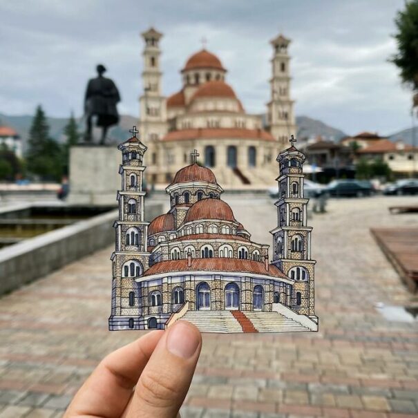 25 Tiny Recreations Of Famous Landmarks Compared Side By Side With The ...