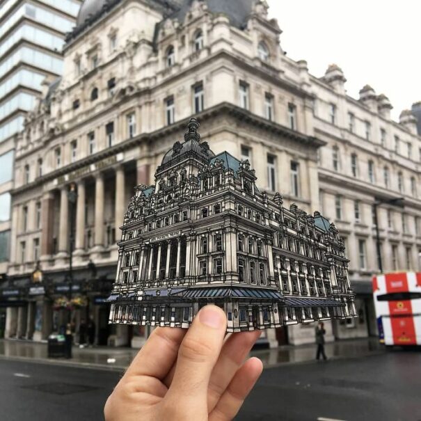 25 Tiny Recreations Of Famous Landmarks Compared Side By Side With The ...
