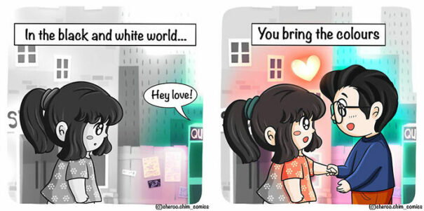 25 Comics About The Adventures Of Cute Couple ‘Cheroo And Chim’ | DeMilked