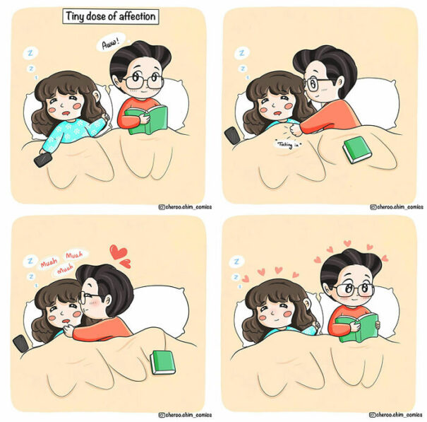 25 Comics About The Adventures Of Cute Couple ‘Cheroo And Chim’ | DeMilked
