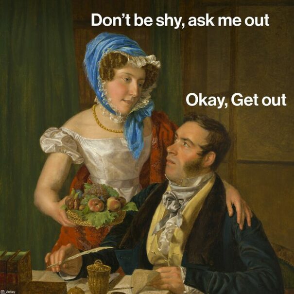 25 Times This Artist Added Modern-Day Humor To Classical Art Pieces ...