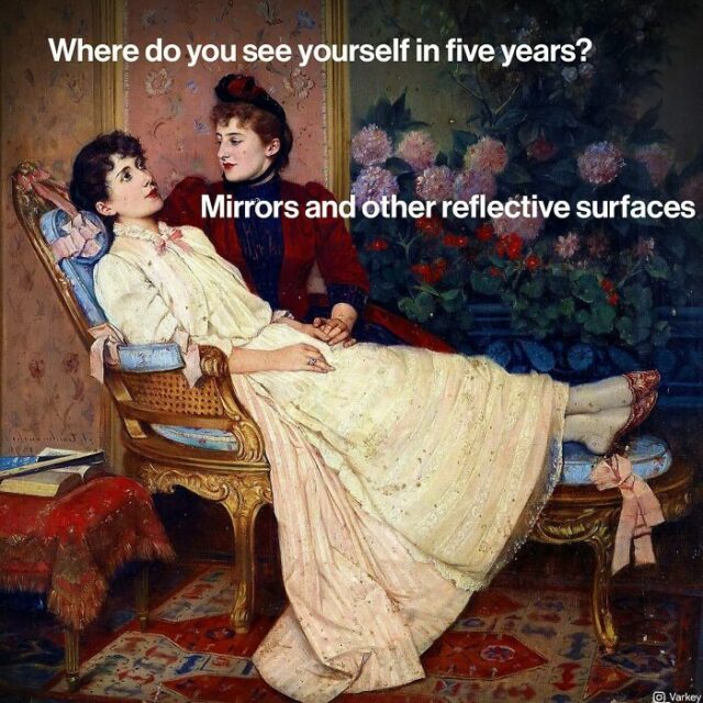 25 Times This Artist Added Modern-Day Humor To Classical Art Pieces ...