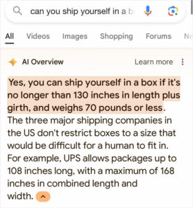 30 Screenshots Proving That Google AI Overview Is A Fail | DeMilked