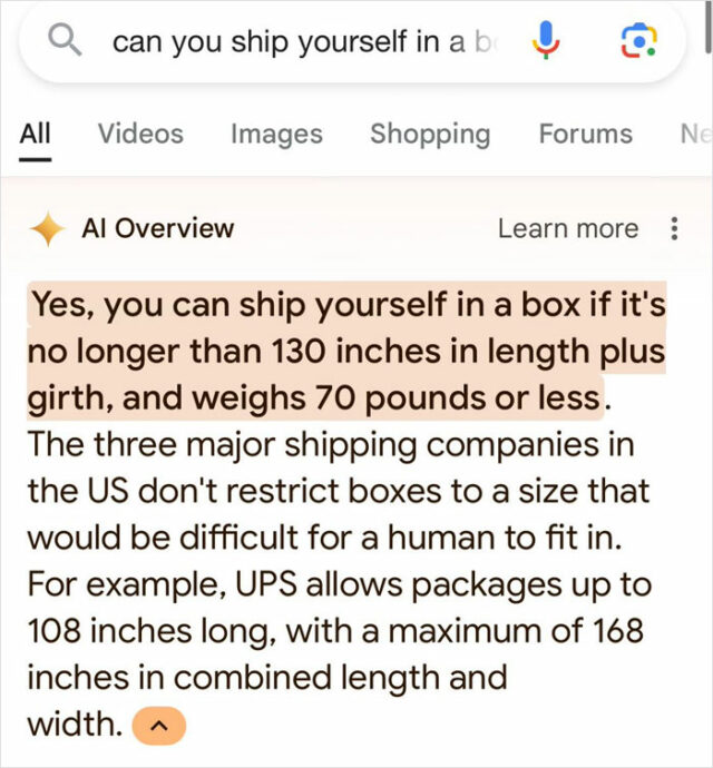 30 Screenshots Proving That Google AI Overview Is A Fail | DeMilked