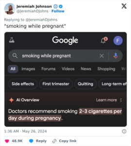30 Screenshots Proving That Google AI Overview Is A Fail | DeMilked
