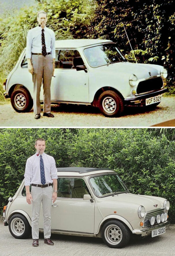 40 Photos Of People Accurately Recreating Old Family Photos | DeMilked
