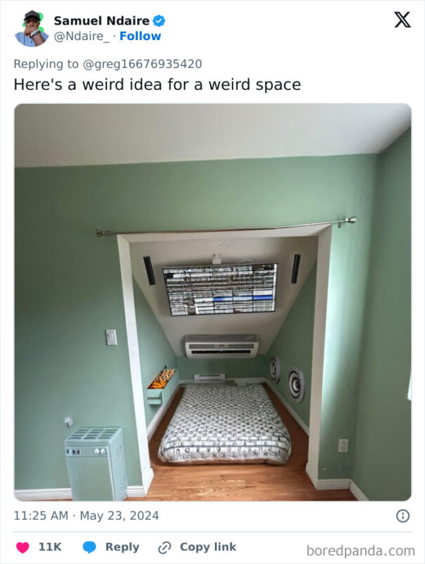 People Make 30 Helpful Suggestions To Decorate This Awkward Free Space ...