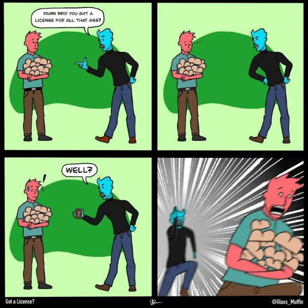 15 Chucklesome Comics With Absurd Endings Glass Muffin | DeMilked