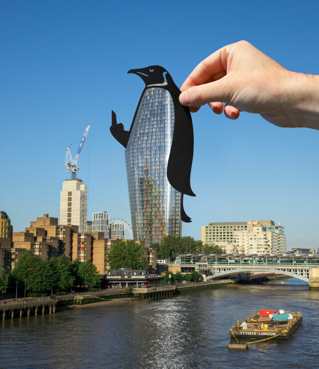 20 Times This Artist Used His Imagination And Added Paper Cutouts To ...