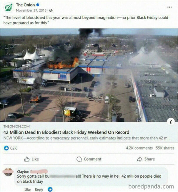 25 Funny Times People Ate The Onion’s Fake Satirical News Headlines ...