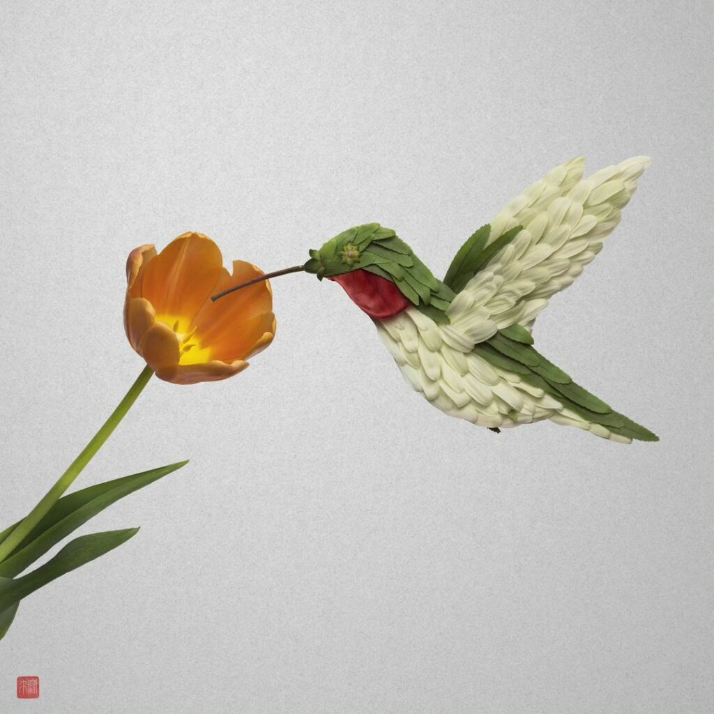 15 Times This Artist Created Brilliant Portraits With Flowers And ...
