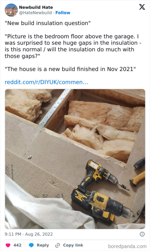 “Newbuild Hate”: 25 Newly Built House Fails | DeMilked