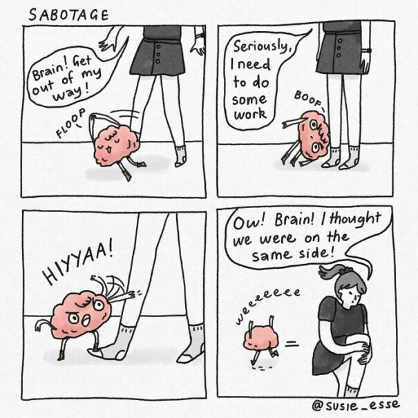 20 Relatable Comics About Inner Thoughts And Everyday Life | DeMilked