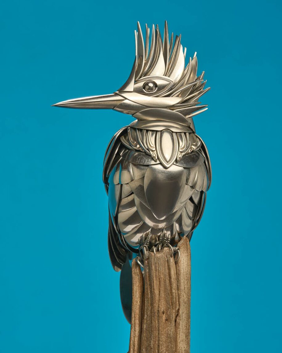 20 Exquisite Bird Sculptures By Matt Wilson, Made From Upcycled ...