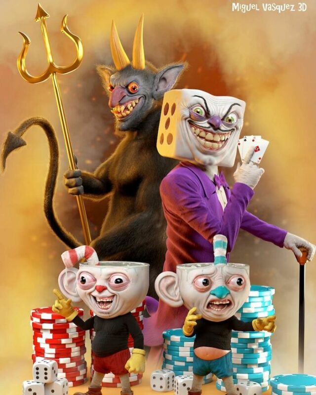 20 Popular Cartoon Characters Given A Scary Makeover By This Artist ...