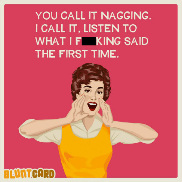 30 Sarcastic ‘Bluntcards’ Pairing Dark Humor With Retro Style | DeMilked