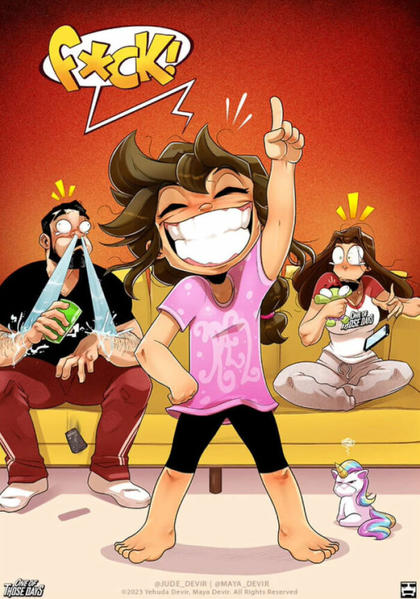 20 Funny Comics That Perfectly Depict Parenting By Yehuda And Maya ...