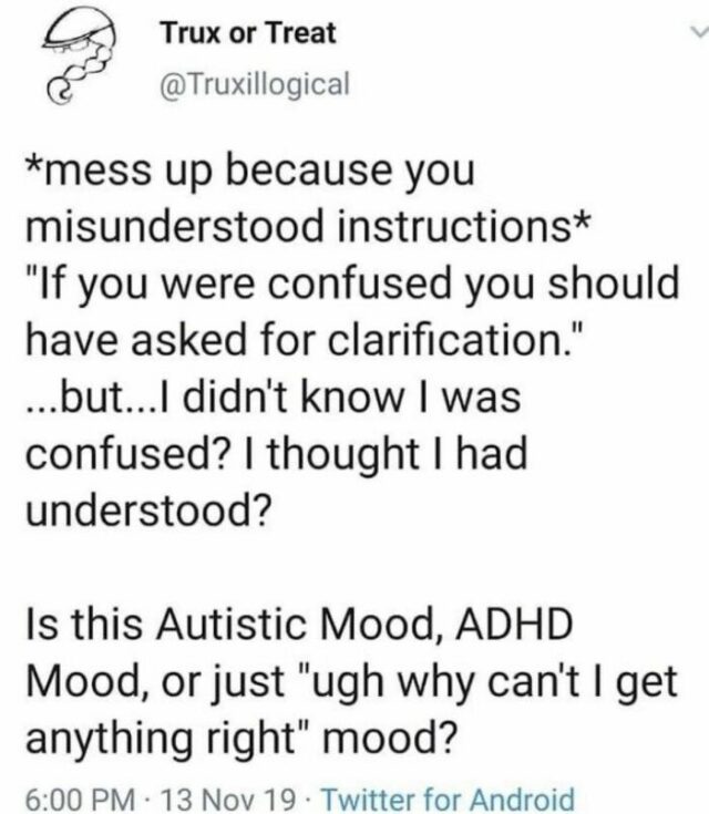 “ADHD Memes”: 40 Relatable Memes For Busy Brains | DeMilked