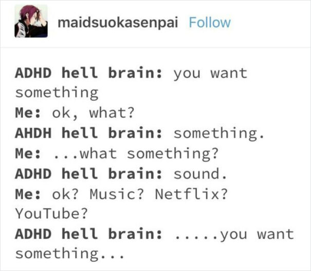 “ADHD Memes”: 40 Relatable Memes For Busy Brains | DeMilked