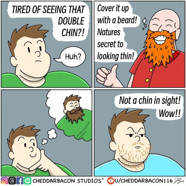 20 Times 'Cheddar Bacon Studios' Created Funny Comics Based On ...