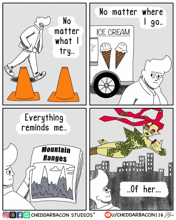 20 Times 'Cheddar Bacon Studios' Created Funny Comics Based On ...