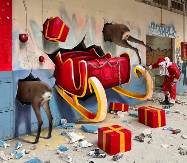 This Artist Paints Creepy But Cool 3D Graffiti That's Not For The Faint ...