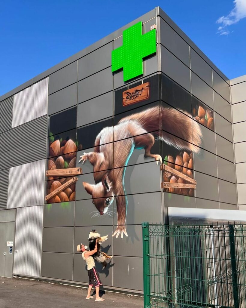 This Artist Paints Creepy But Cool 3D Graffiti That's Not For The Faint ...