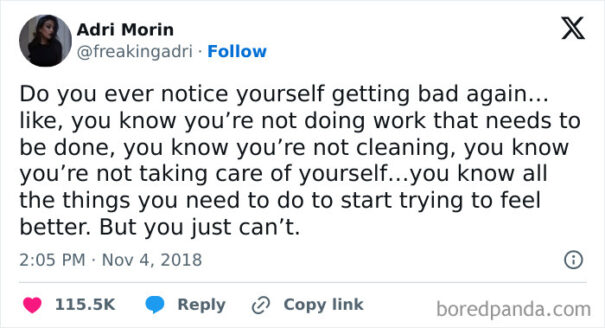 35 Relatable Mental Health Posts That Might Make You Feel Seen | DeMilked