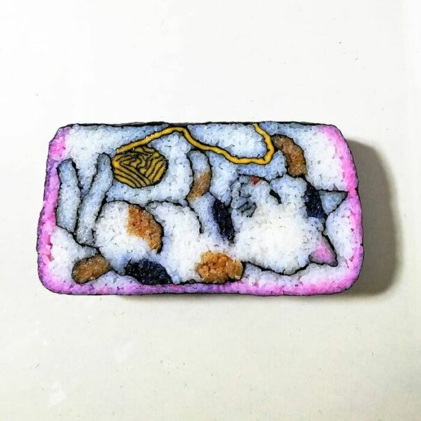 25 Intricate Sushi Designs By This Japanese Artist | DeMilked