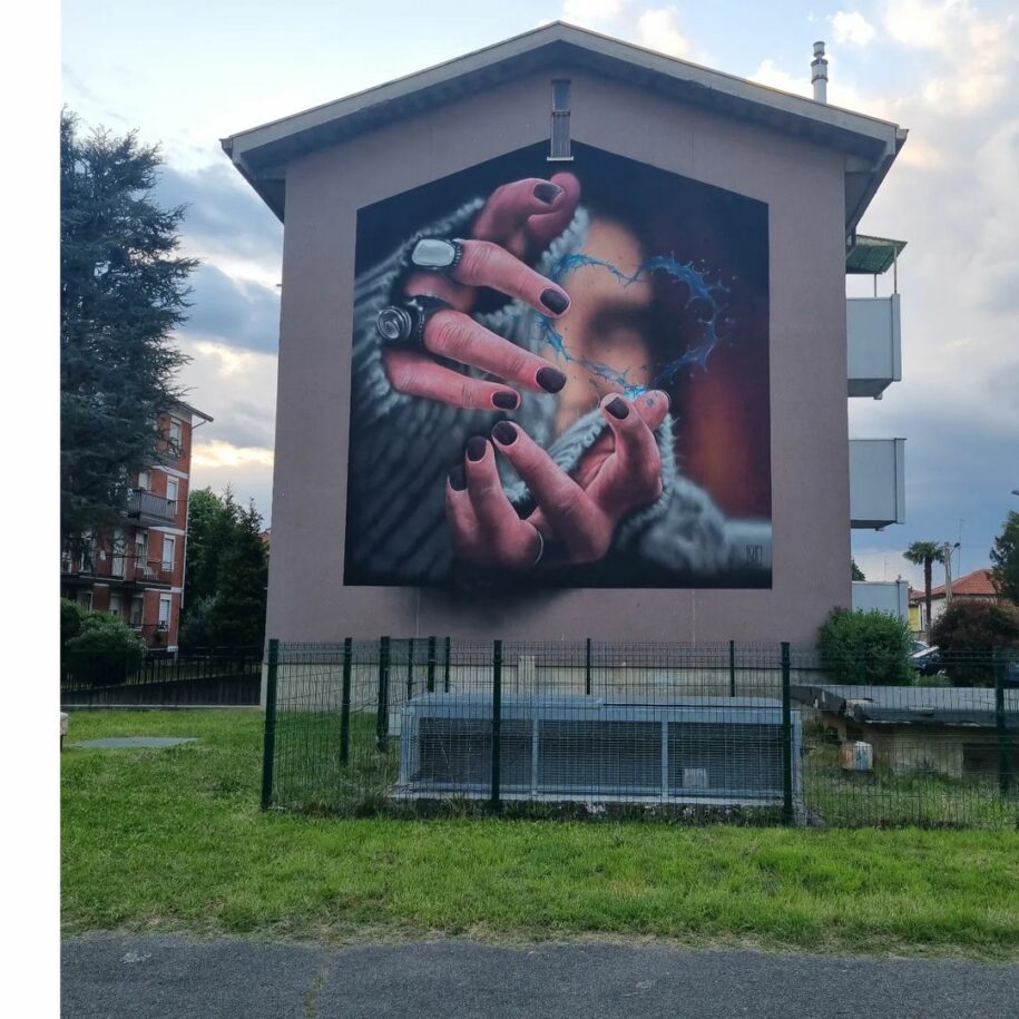 Artist Cosimo Cheone Caiffa Transforms Buildings Into Living Art By ...