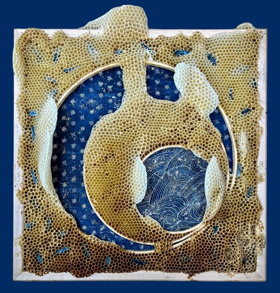 Artist Uses Bees As Art Collaborators For Her Delicate Sculptures (15 ...