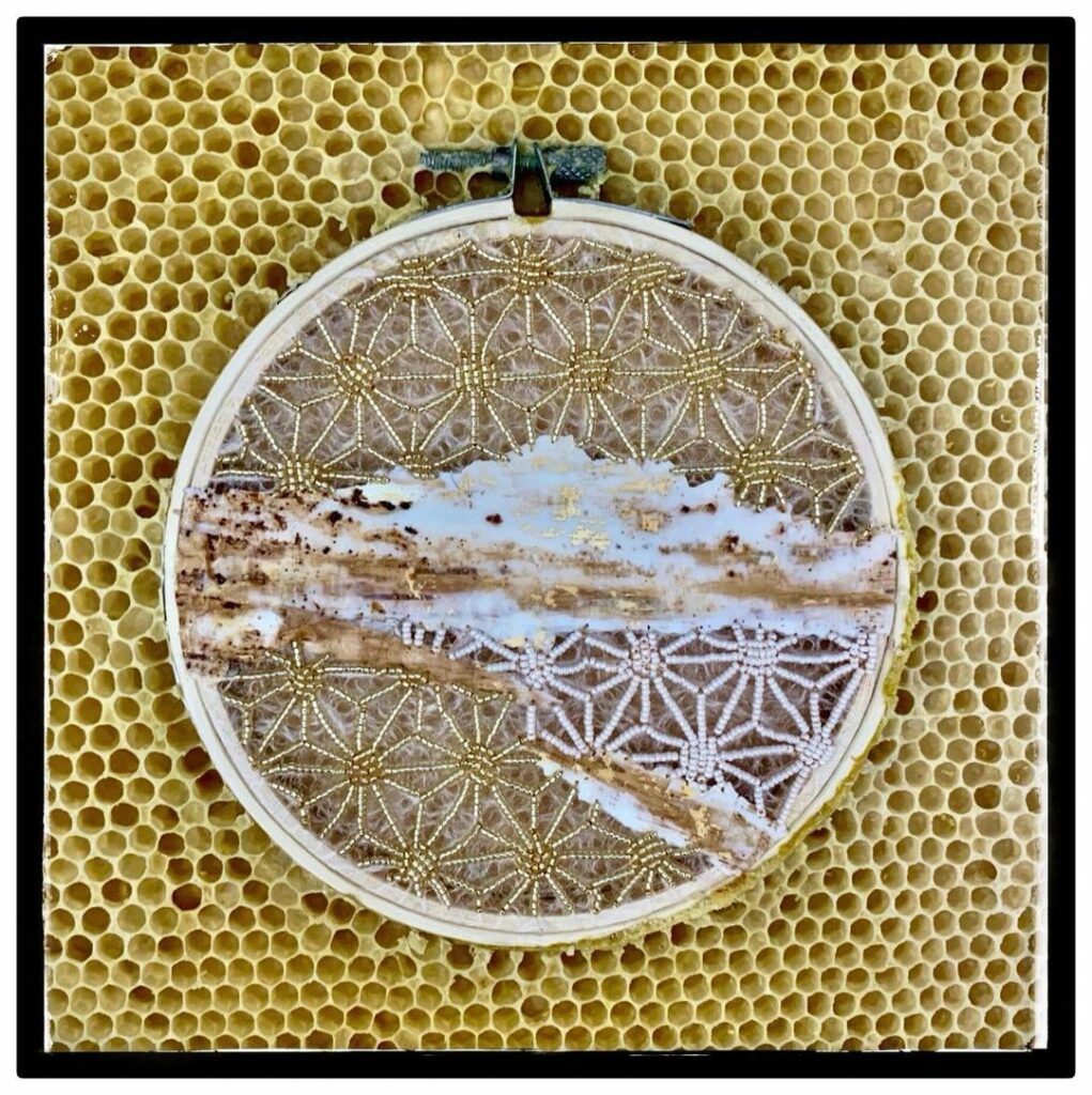 Artist Uses Bees As Art Collaborators For Her Delicate Sculptures (15 ...