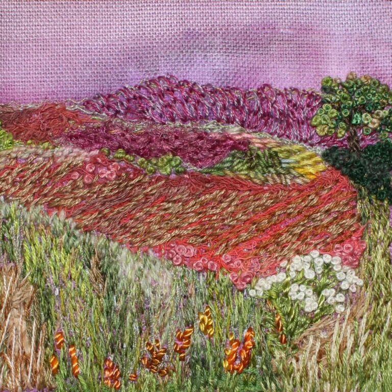 Textile Artist Heidi Ingram Captures Scenic Beauty in Layered Fabric ...