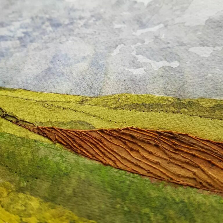 Textile Artist Heidi Ingram Captures Scenic Beauty in Layered Fabric ...
