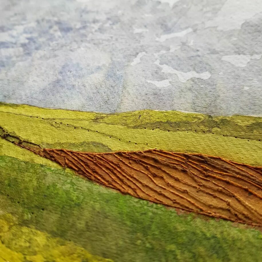 Textile Artist Heidi Ingram Captures Scenic Beauty in Layered Fabric ...