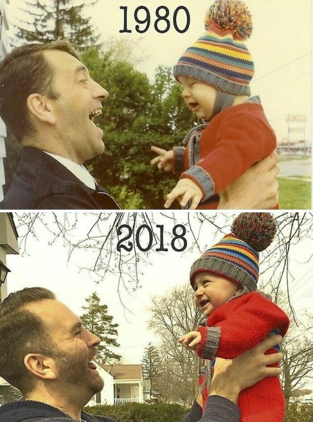 40 Wholesome Recreations Of Photos Taken Many Years Ago | DeMilked